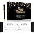 Amazon.com: Retirement Guest Book with Signature Pen, Binder Loose-Leaf ...