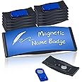 Amazon.com : Magnetic Name Tags Reusable, Wukong Magnetic Name Badge ...