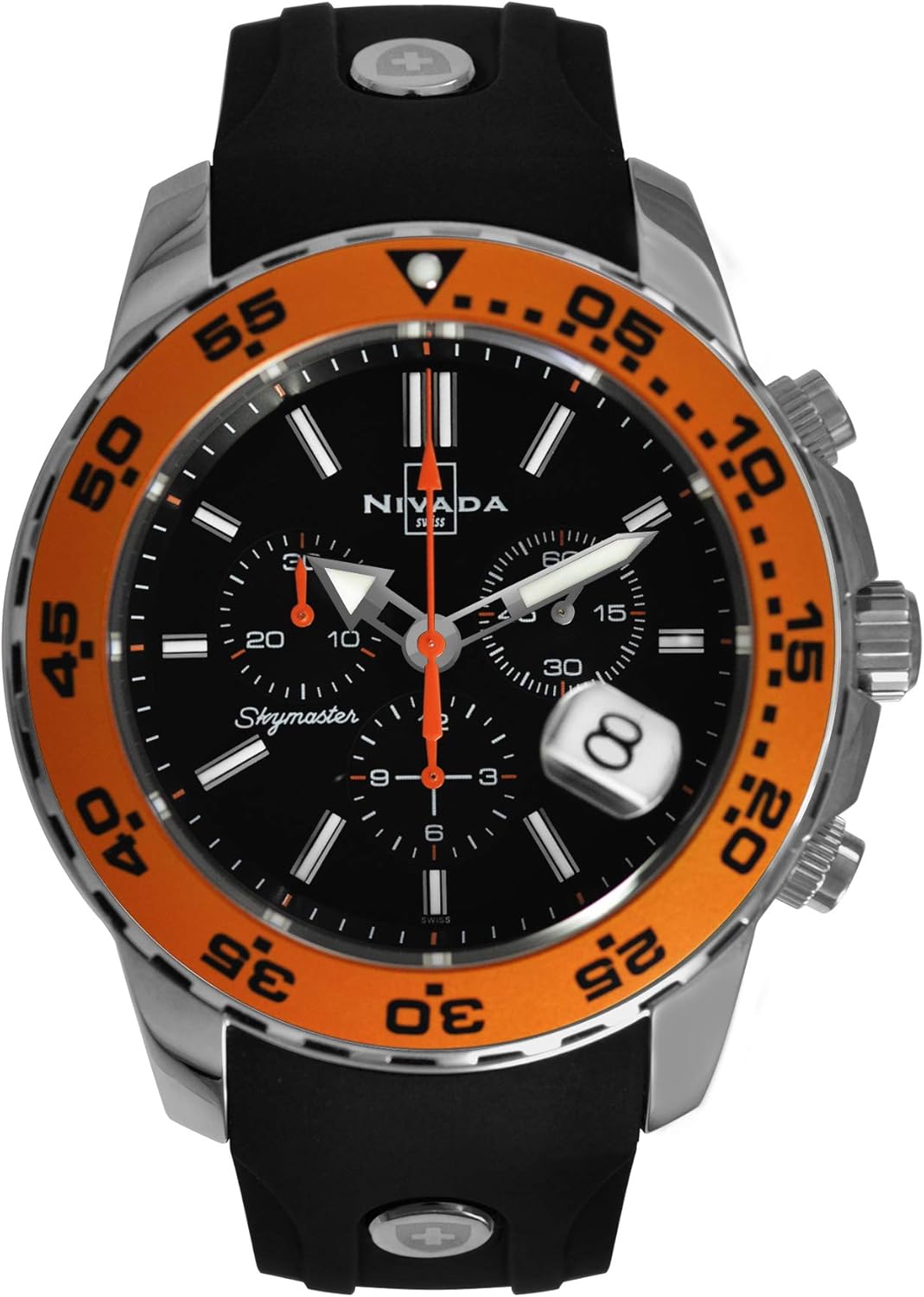 Nivada Swiss Ng39951gacnoi Skymaster Chrono Caballero Amazon Mx