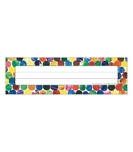 Carson Dellosa 36-Piece World of Eric Carle Classroom Nameplates ...