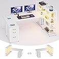 Amazon.com: SEDETA L Shaped Computer Desk, Reversible U Shaped Home ...