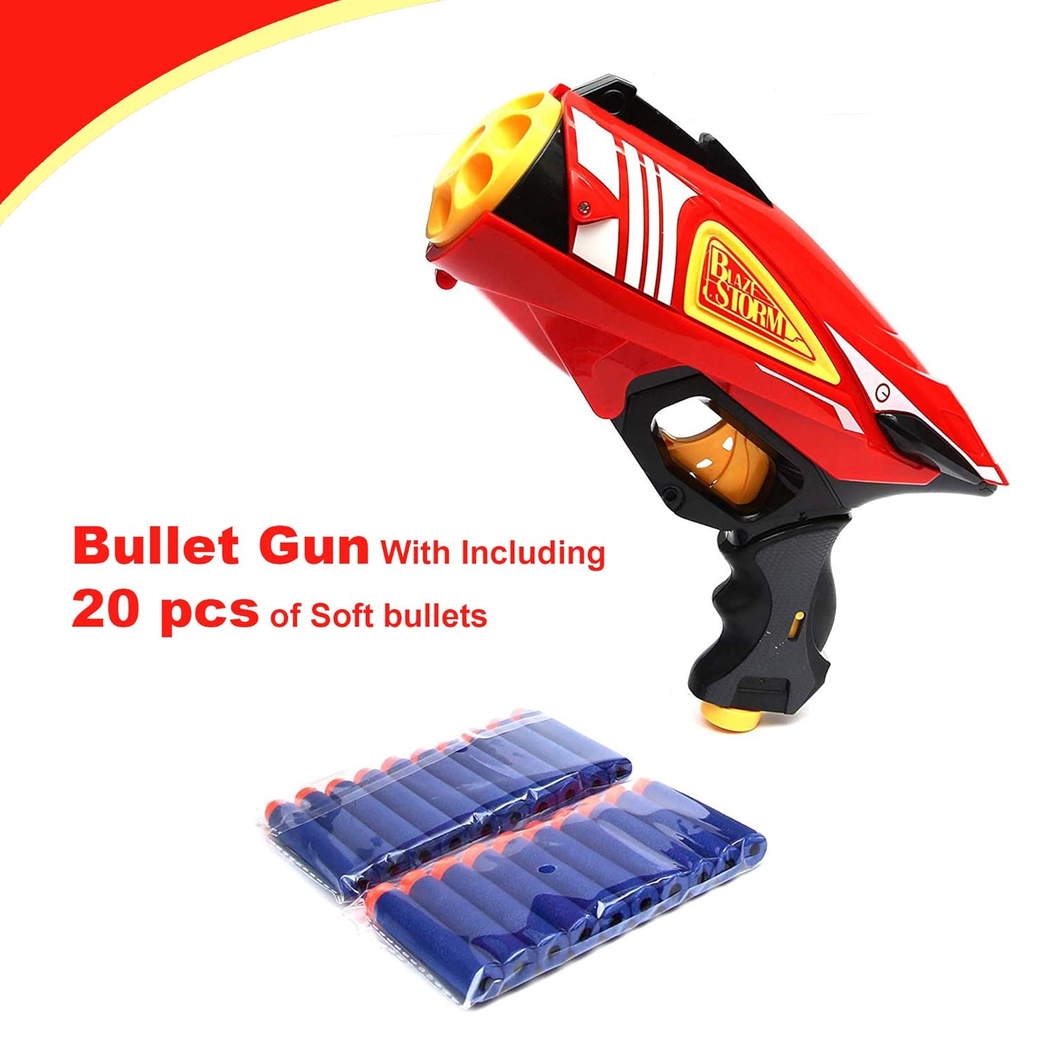 Buy Wembley Toys Blaze Blaster Storm Hot Fire Shooting Gun Toy with 20 ...