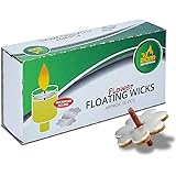 Amazon.com: Ner Mitzvah Round Floating Wicks - 50 Count (Approx ...