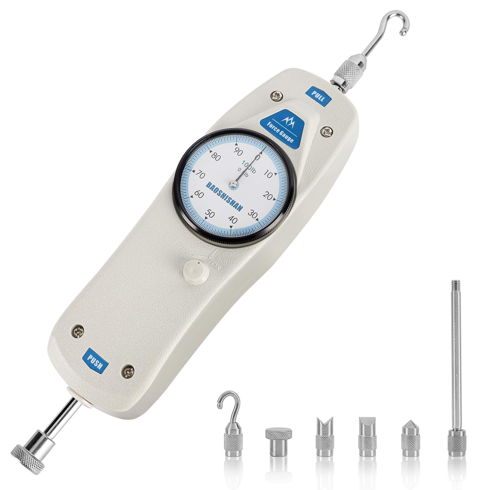 Mua BAOSHISHAN 100lb Push Pull Force Gauge Force Tester Meter with ...