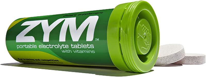 Amazon.com: ZYM Endurance Electrolyte Drink Tabs, Lemon Lime, 1 Tube,10 ...