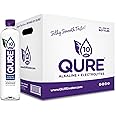 Amazon.com : QURE Water, Premium 10 pH Ionized Alkaline Bottled Water ...
