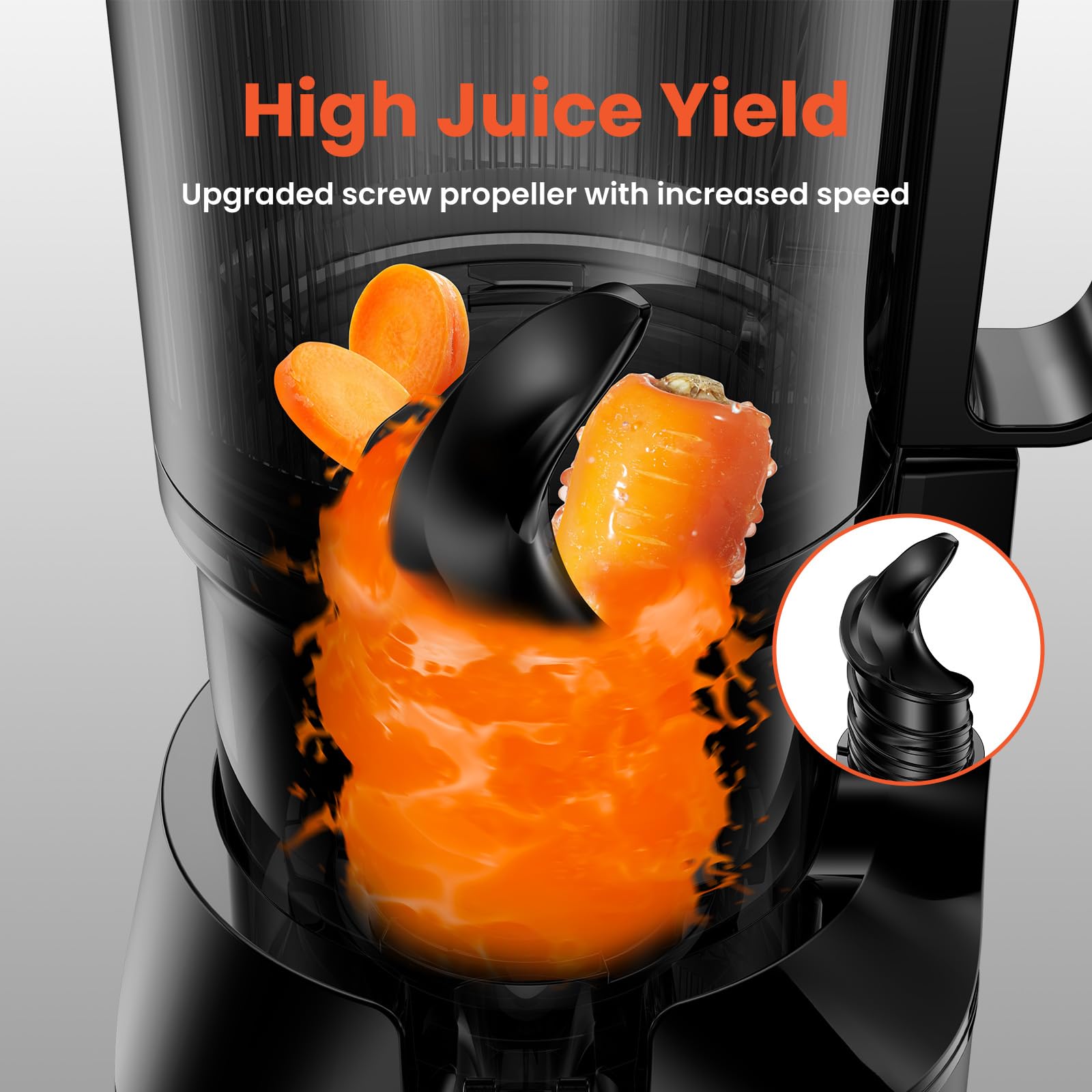 Mua Cold Press Juicer, JoyBear Slow Masticating Machines with 4.3 ...