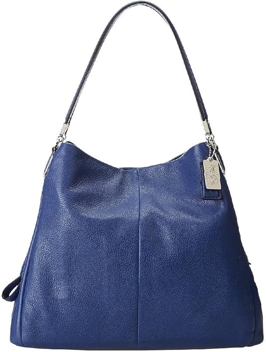 Coach Madison Small Phoebe Shoulder Bag 26224 (Silver/Lacquer Blue ...