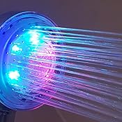 InteTech Led Light Shower,7 Colour, Multicolor, Universal Fit: Amazon ...