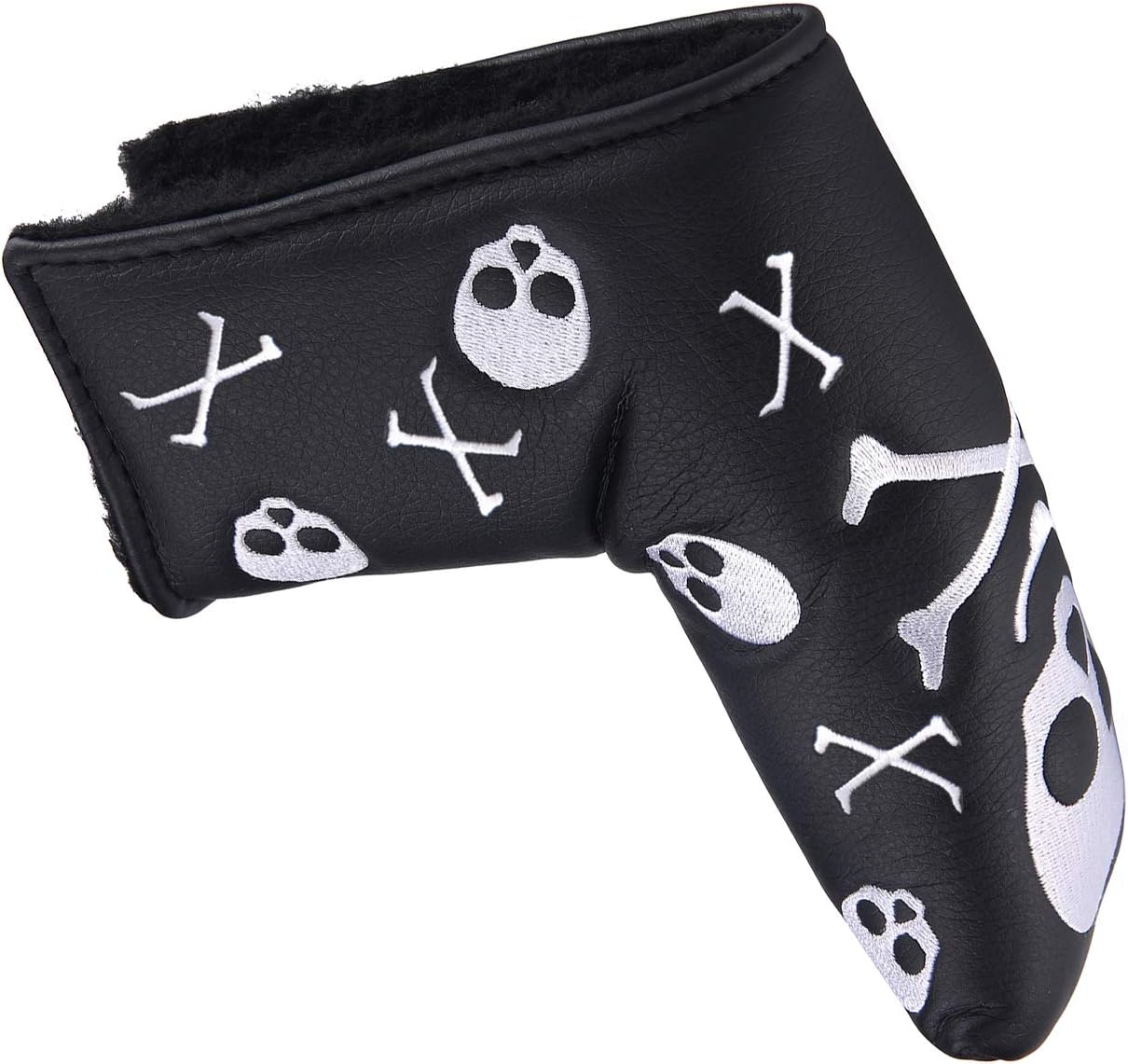 Beehive Filter Skull Bones Design Golf Putter Head Covers headcover Fit ...