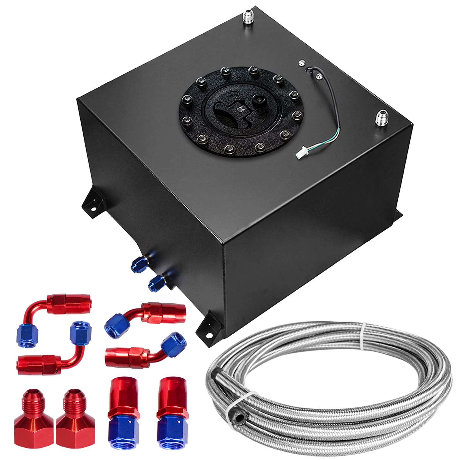 Mua Dexepe Universal 5 Gallon 20L Fuel Cell Polished Aluminum Fuel Tank ...