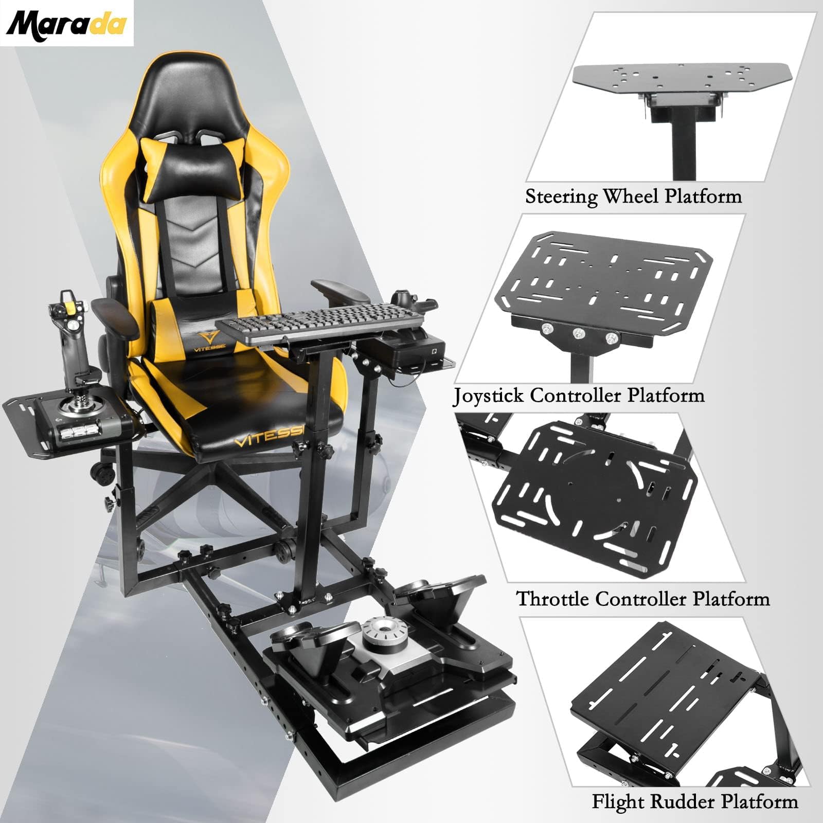 Mua Marada Flight Racing Sim Cockpit Dual Mounting Platform Compatible ...