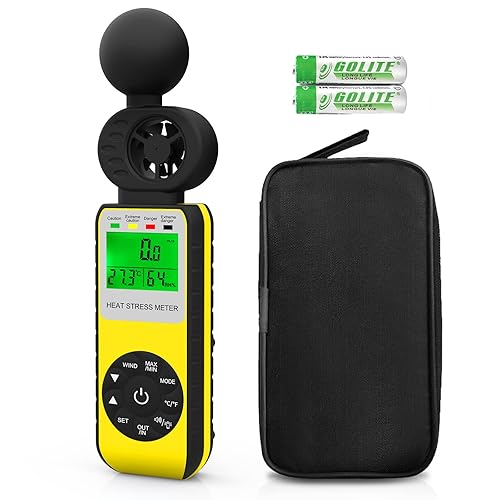 Digital Wind Speed Meter Anemometer,Handheld Heat Stress WBGT Meter ...