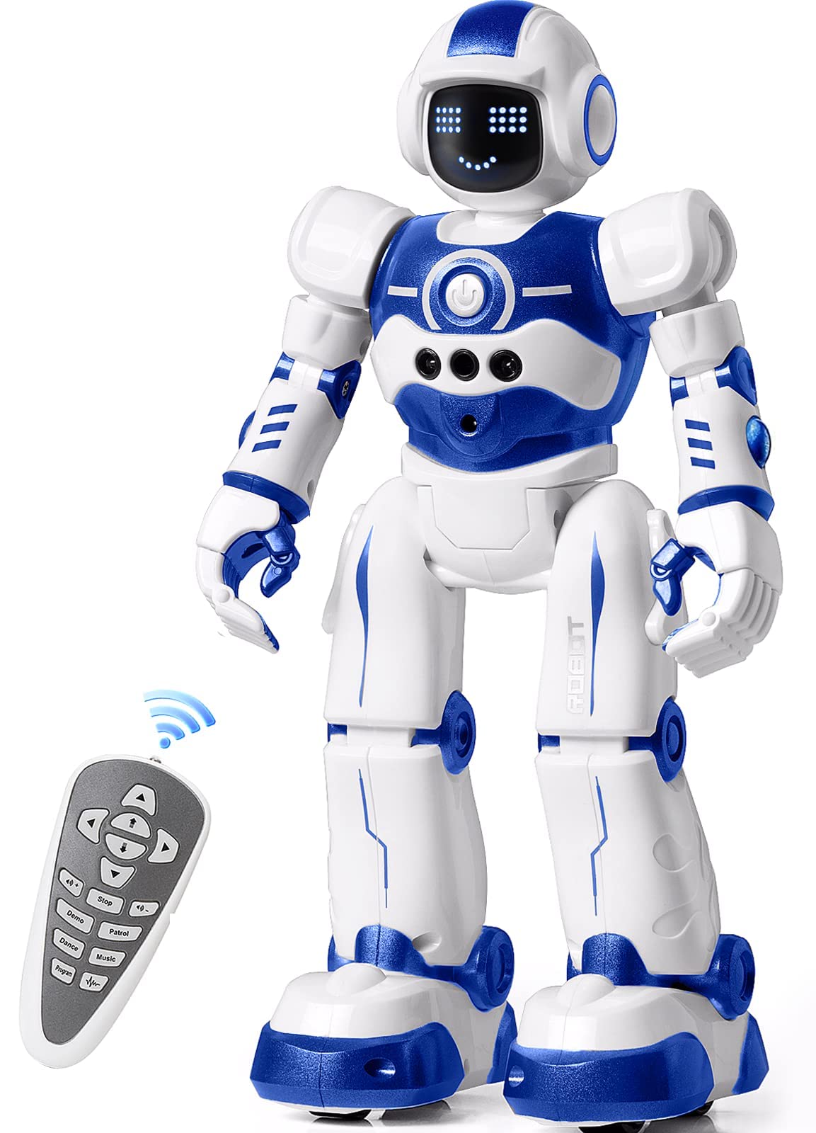 EduCuties Robot Toys for Kids,Programmable Remote Control Smart Walking ...