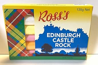 Amazon.com : ROSS\'s Edinburgh Castle Rock Candy 135g / 4.76oz : Hard ...