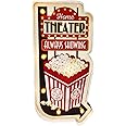 Amazon.com: Popcorn Sign, LED Vintage Popcorn Decor Snacks Sign Wall ...