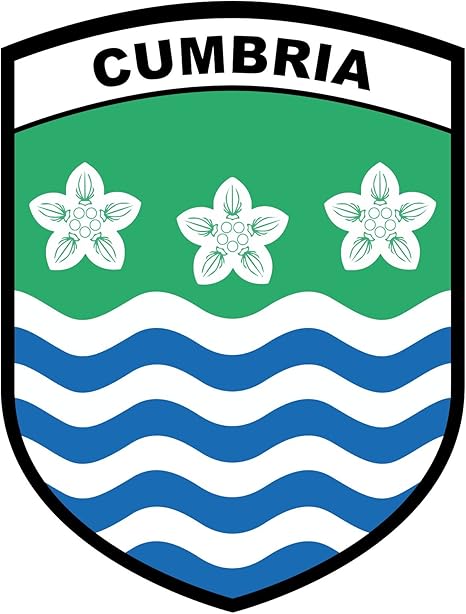 Cumbria County Flag Self-adhesive Vinyl Car, Van, Truck Window Sticker ...
