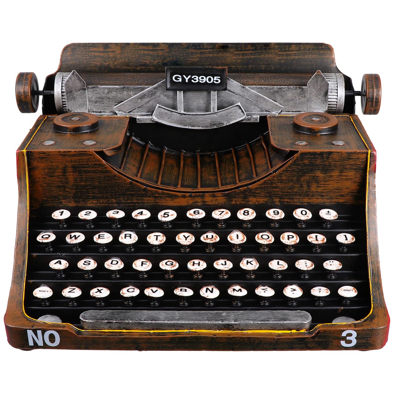 FOMIYES Classic Manual Typewriter Model Vintage Typewriter Figurine ...
