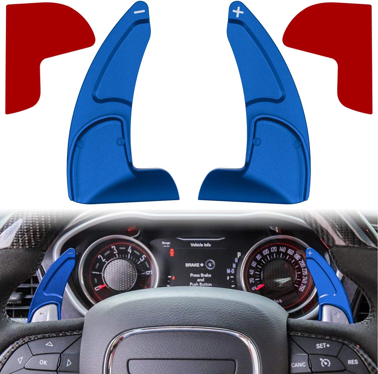 Amazon.com: Steering Wheel Shift Paddle Extended Shifter Trim Cover for ...