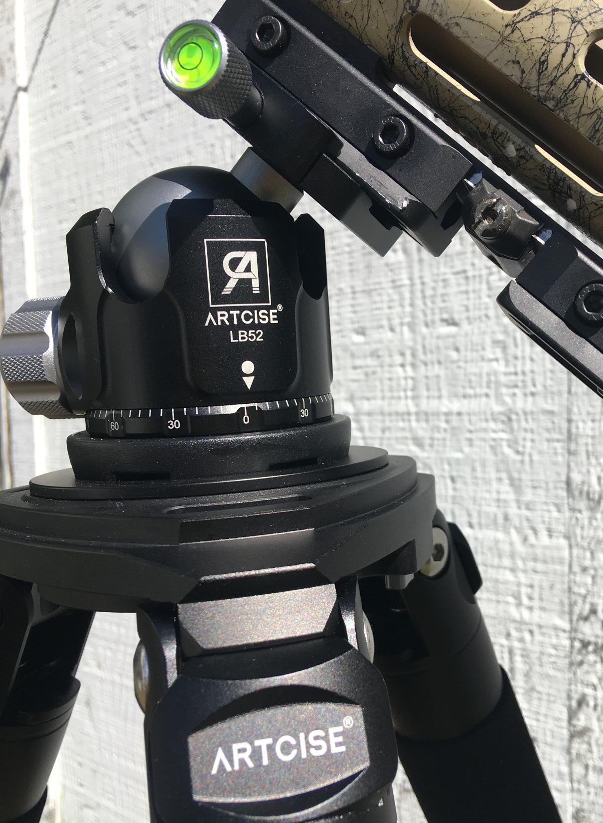 $13/mo - Finance Carbon Fiber Tripod AS90C with Low Profile Ball Head LB52 and Stone Bag ARTCISE ...