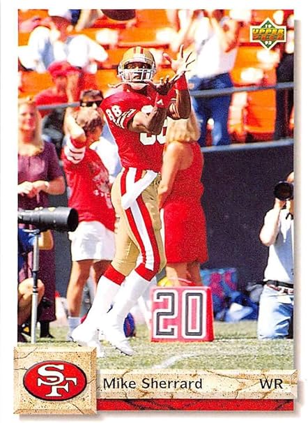 Amazon.com: 1992 Upper Deck Football #465 Mike Sherrard San Francisco ...