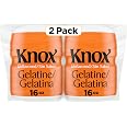 Amazon.com : Knox Unflavored Gelatin Duel Pack (2 ct Pack, 16 oz ...