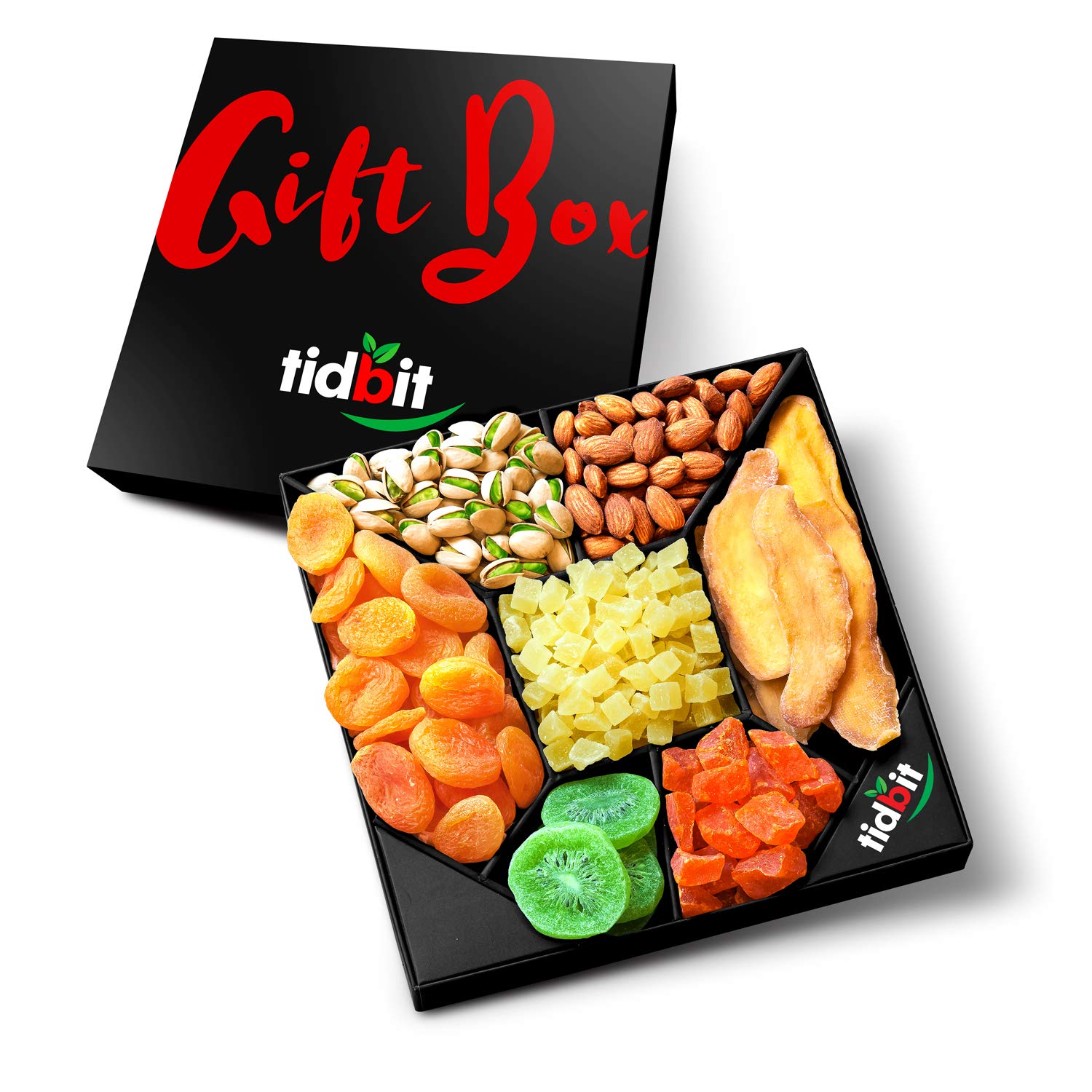 Fruit & Nut Gift Basket Platter, 1 Count - Food Gift Baskets for Adults ...