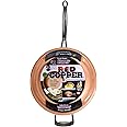 Amazon.com: Red Copper 12 inch Pan by BulbHead Ceramic Copper Infused ...