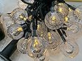 Solar String Lights 50 LED Outdoor String Lights Garden Crystal Ball ...