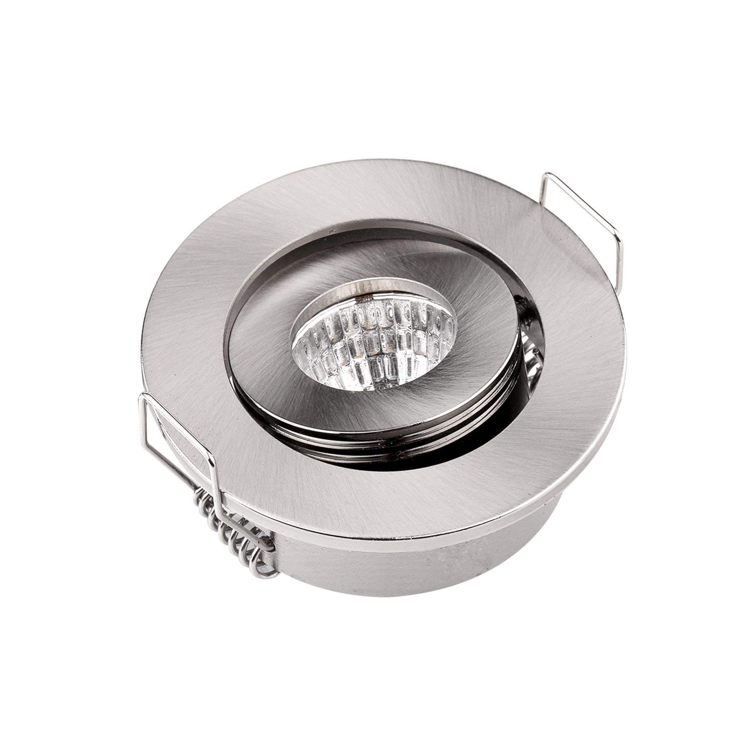 (Pack of 10) Small COB LED 3W Recessed Dimmable Downlights Adjustable ...