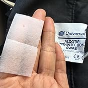 Universal UNG603 Alcotip Pre-Injection Swabs 30mmx60mm 45gsm 100 Wipes ...