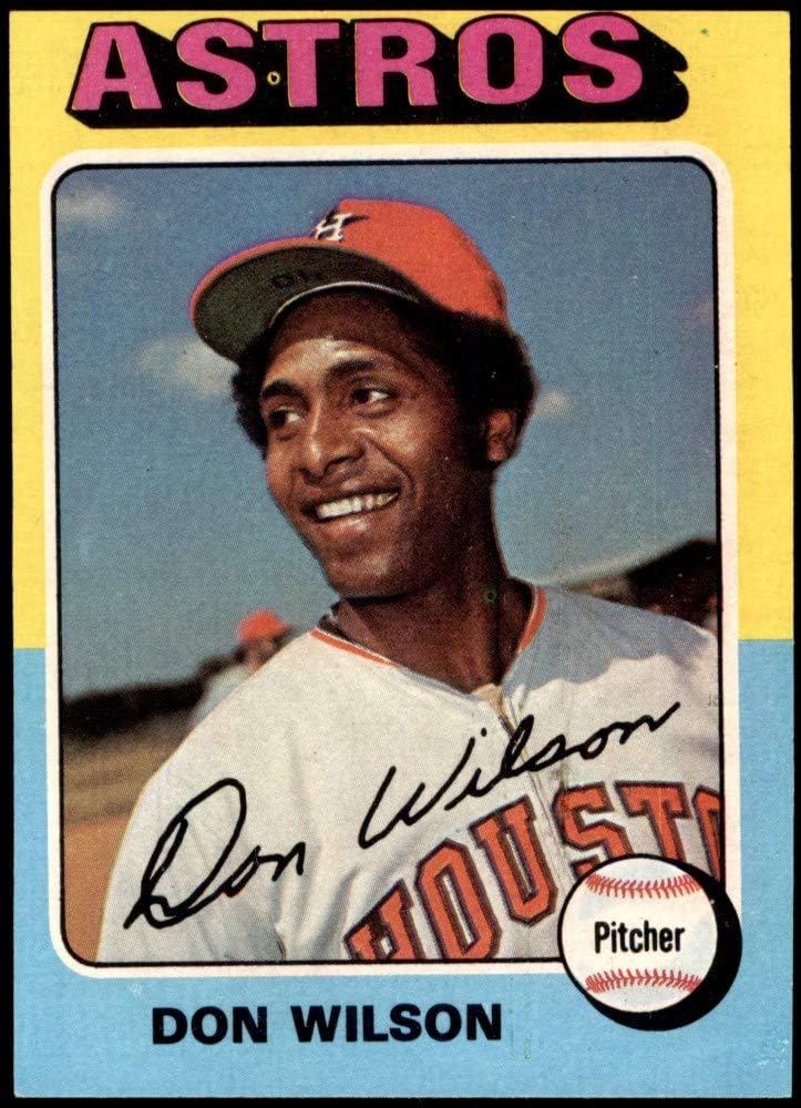 Amazon.com: 1975 Topps # 455 Don Wilson Houston Astros (Baseball Card ...