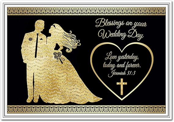 Christian Wedding Card Special Day Best Quality Marriage 