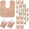 Amazon.com: 30 Pieces U Shaped Felt Callus Pads Metatarsal Pads ...