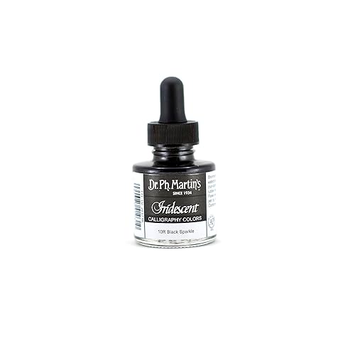 Dr. Ph. Martin's Iridescent Calligraphy Color (10R) Ink Bottle, 1.0 oz ...