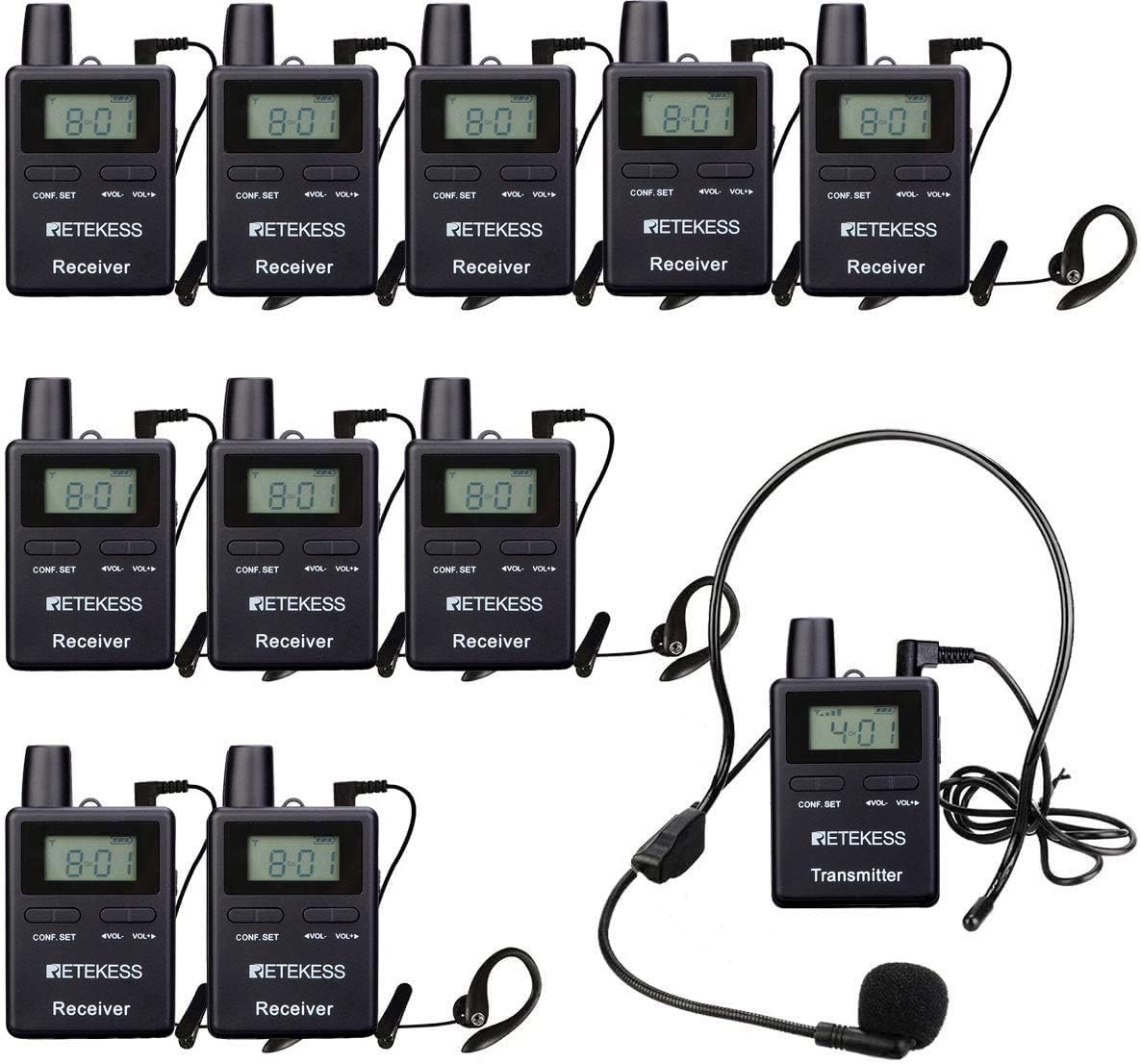 Retekess TT109,Tour Guide System,Audio Guide System,Factory,Translation ...