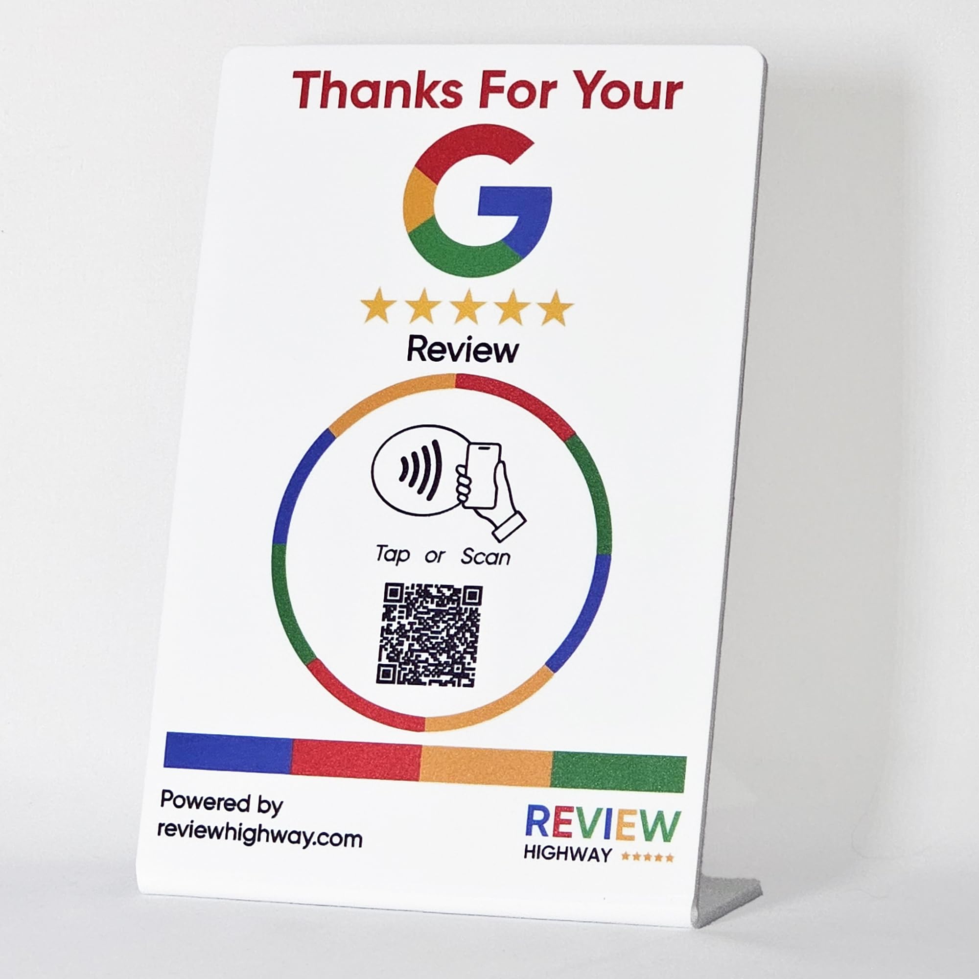 Mua Google Review Tap Card Stand (1-Pack) - XL sized 5 x 7 inches - NFC ...