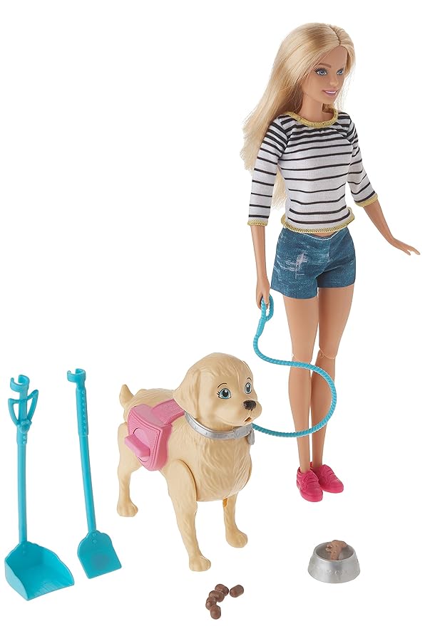 Buy Barbie Walk & Potty Pup Playset Online at Low Prices in India ...