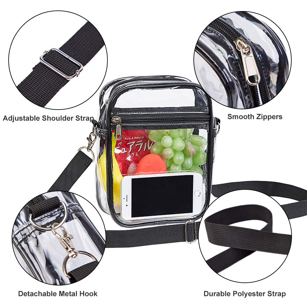 A4 Concert Bag Clear Bag Stadium Approved: Concerts, Festivals & Sports ...