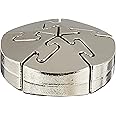 Amazon.com: Bepuzzled COASTER Hanayama Cast Metal Brain Teaser Puzzle ...