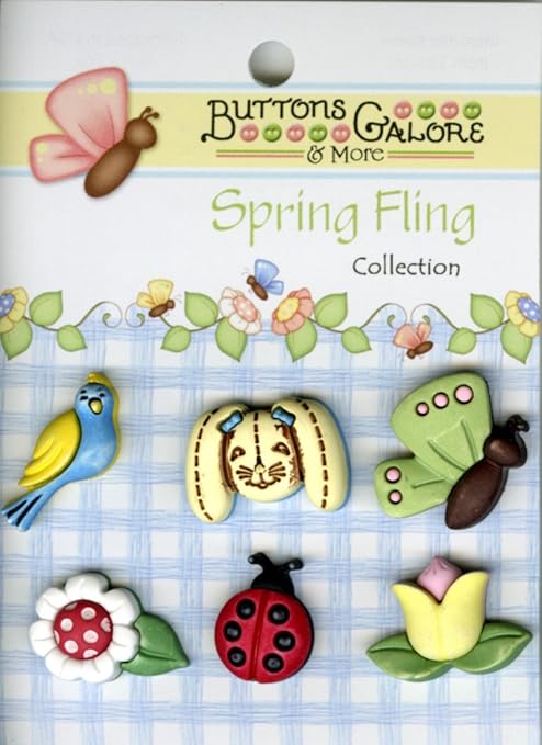 Amazon.com: Spring Buttons-Spring Garden