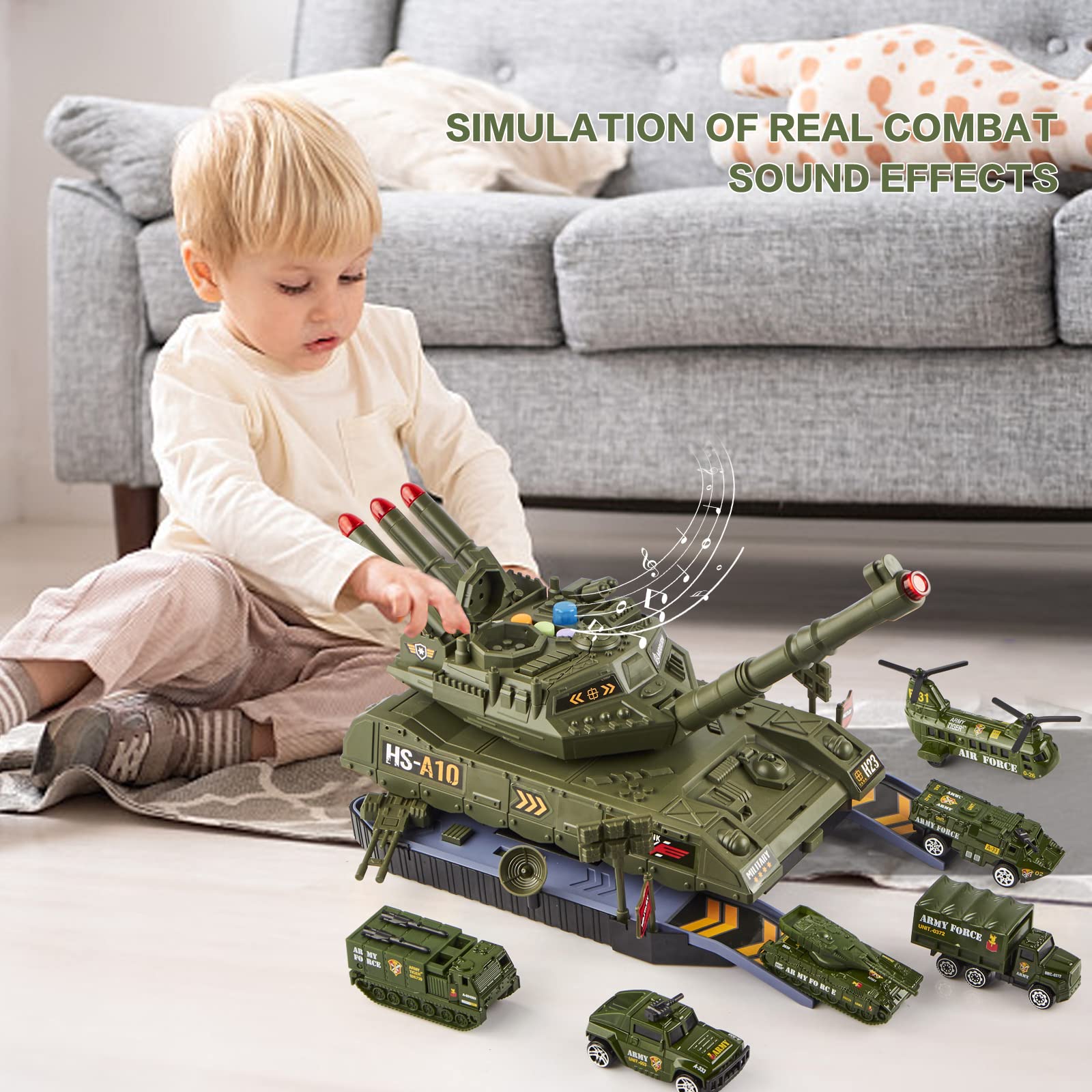 Mua WNSULL Tank Toys for Boys,Army Toys Tank with 6 Alloy Die-Cast Army ...