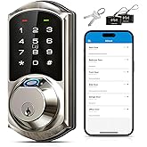 Keypad Deadbolt Smart Door Lock: WiseGear Smart Locks for Front Door ...
