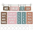 Amazon.com : Naozinebi Boho Calendar Bulletin Board Set Boho Rainbow ...