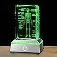 Amazon.com: IFOLAINA 3D Human Skeleton Model Anatomy Gifts Crystal ...