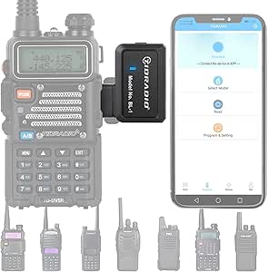 Amazon.com: TIDRADIO Ham Radio Wireless Programmer Adapter APP and PC Program for Baofeng UV-5R ...