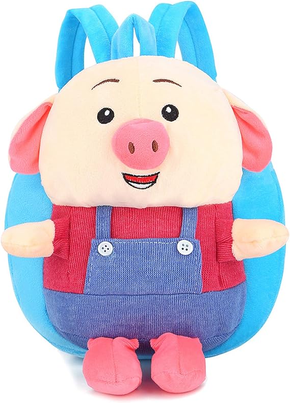 Piggy Children'S School Bag Plush Backpack Kindergarten Baby Backpack ...