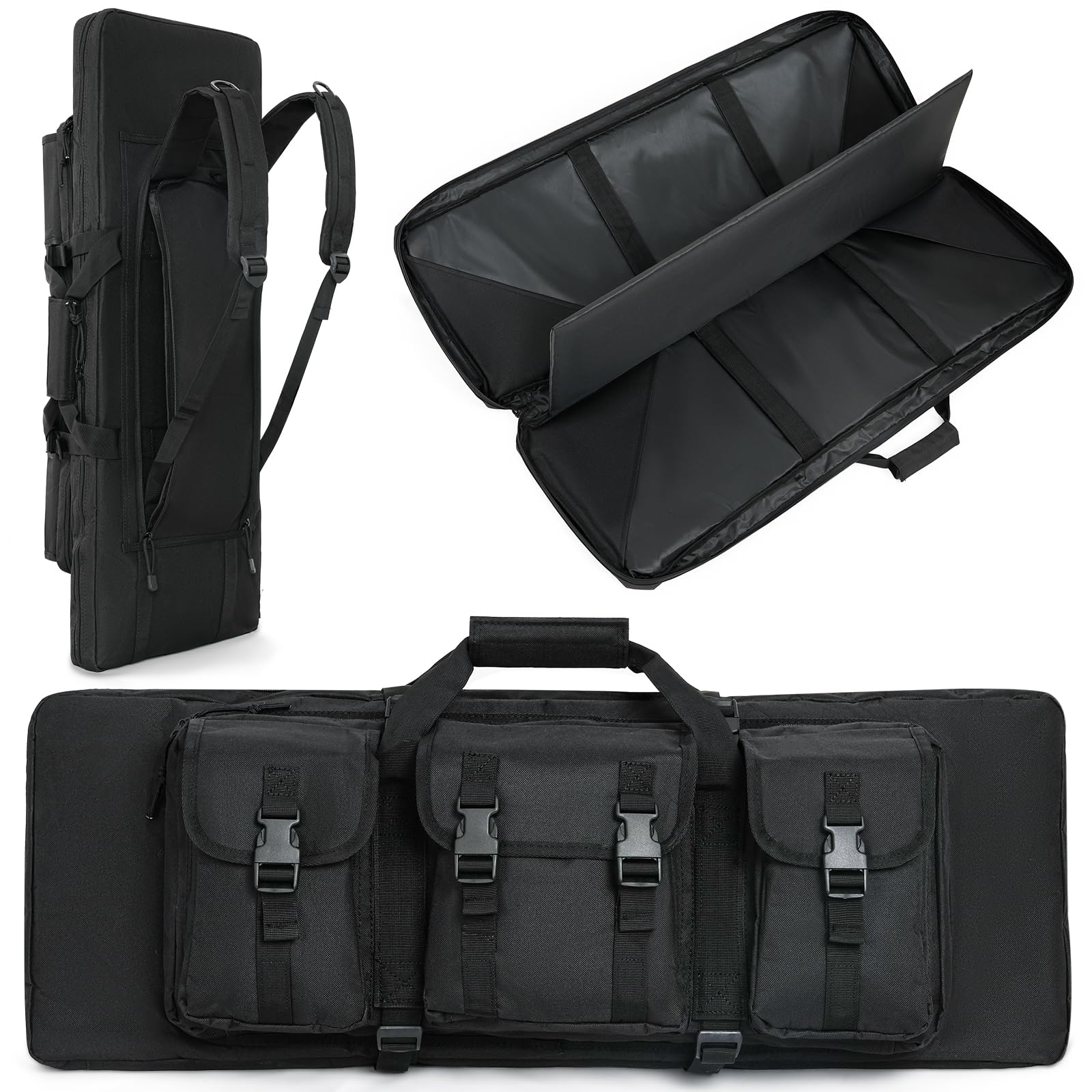 PERFBAGS 32" Soft Double Rifle Bag Long Rifle Backpack, Portable ...