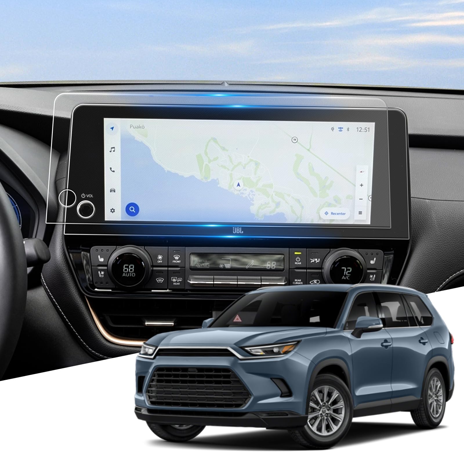 Mua 12.3" Car Screen Protector 【Anti-glare】 for 2024 Toyota Grand ...