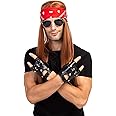 Amazon.com: Spooktacular Creations Rockstar Costume 90s Heavy Metal ...